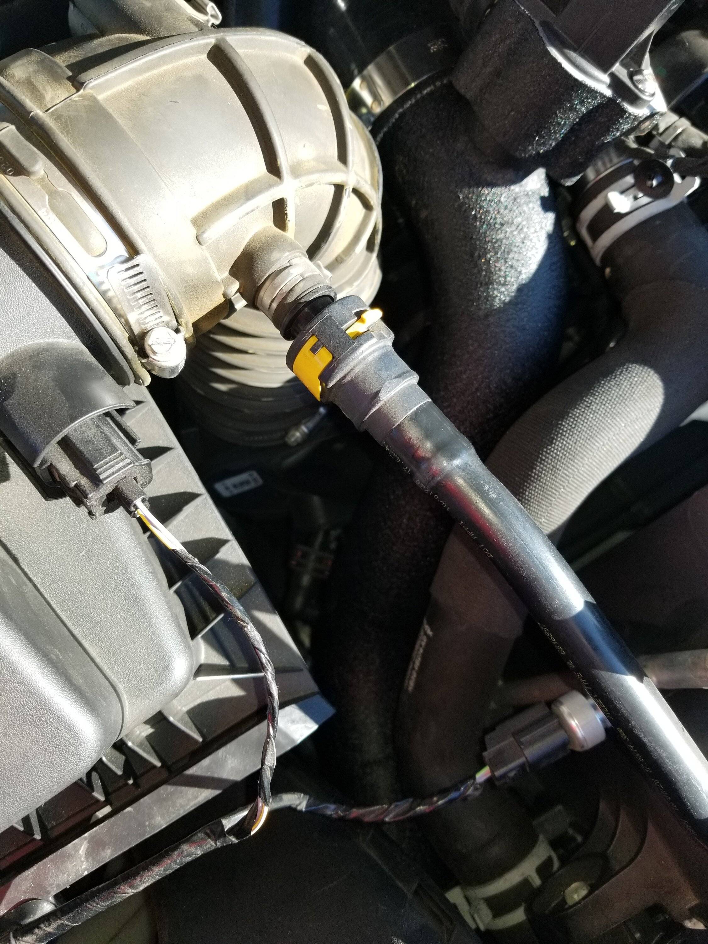 CVF Aluminum Intercooler Hot-side + Cold-side Piping Kit Installed ...