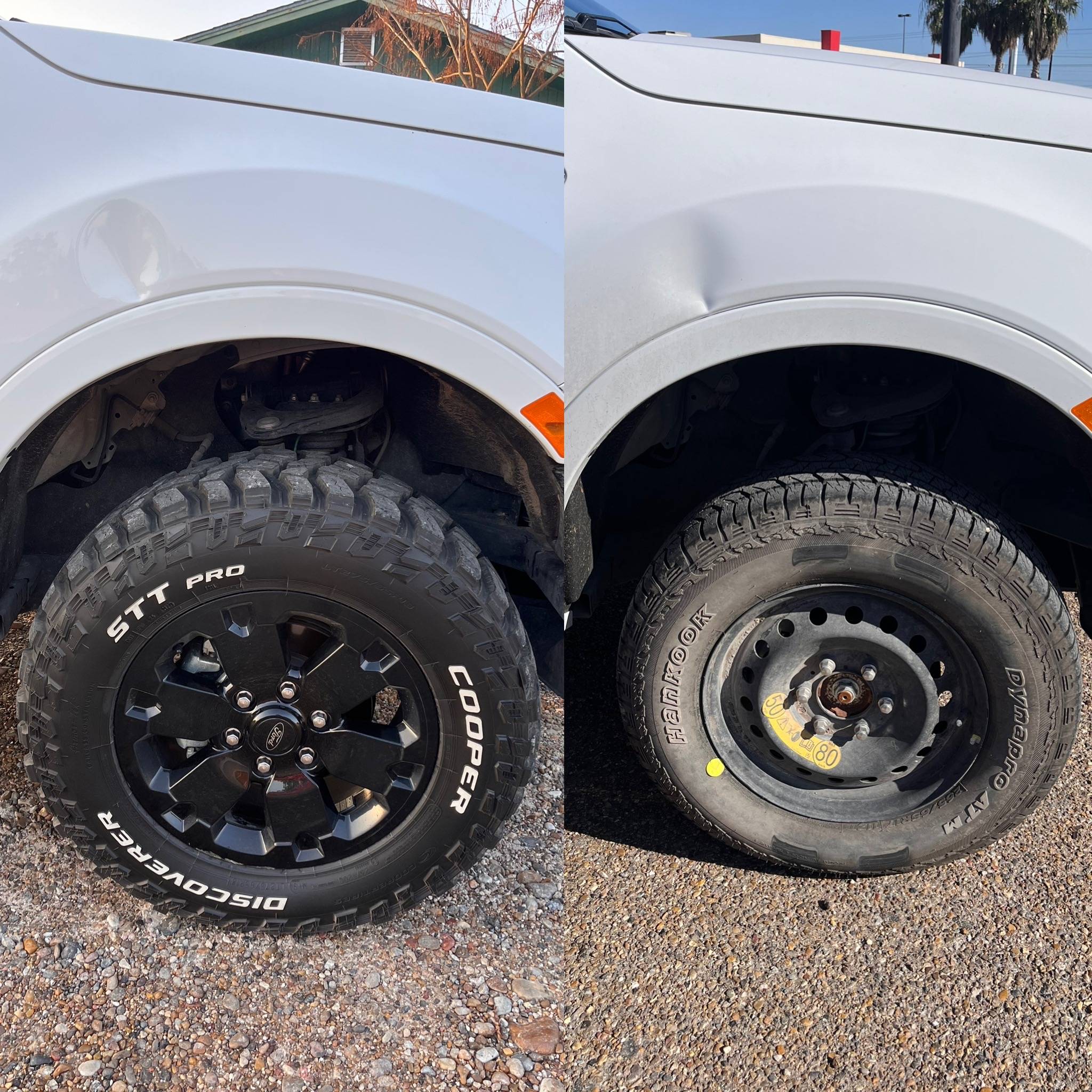 Mud terrains on my 2022 Ford Ranger Cooper Discoverer stt pro 275/65R18 ...