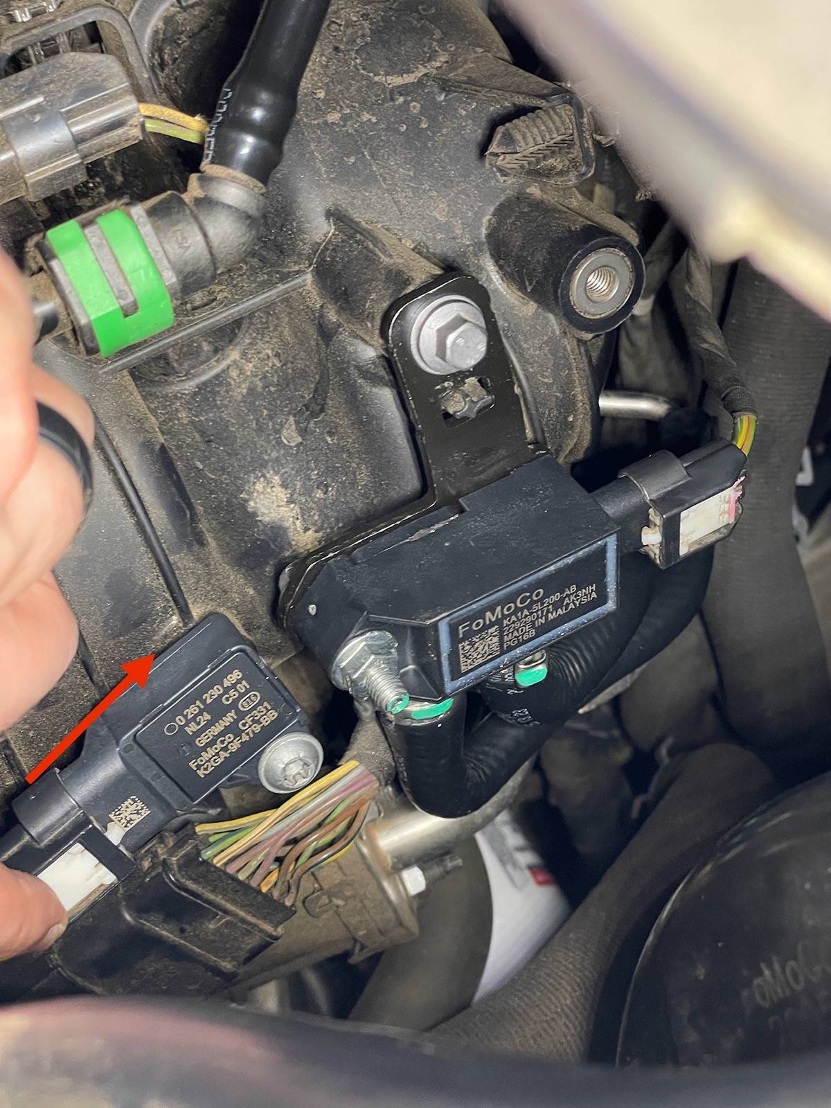 Manifold Absolute Pressure and Temperature Sensor Replacement (MAPT) Write-Up (K2GZ-9F479-A ...