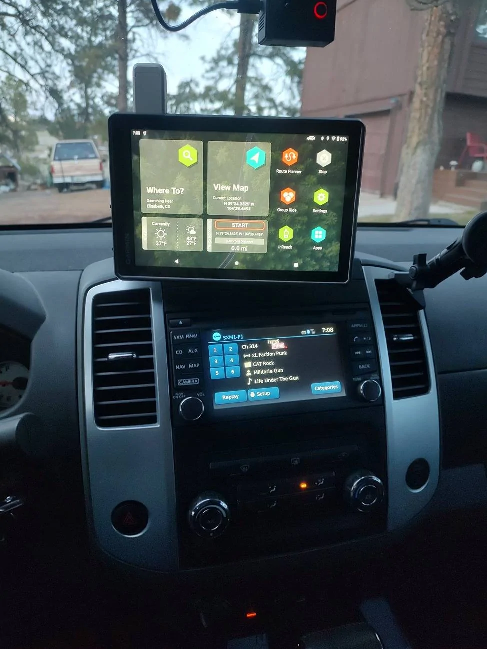 Factory Navigation with Sirius XM Traffic and Travel Link vs Garmin ...
