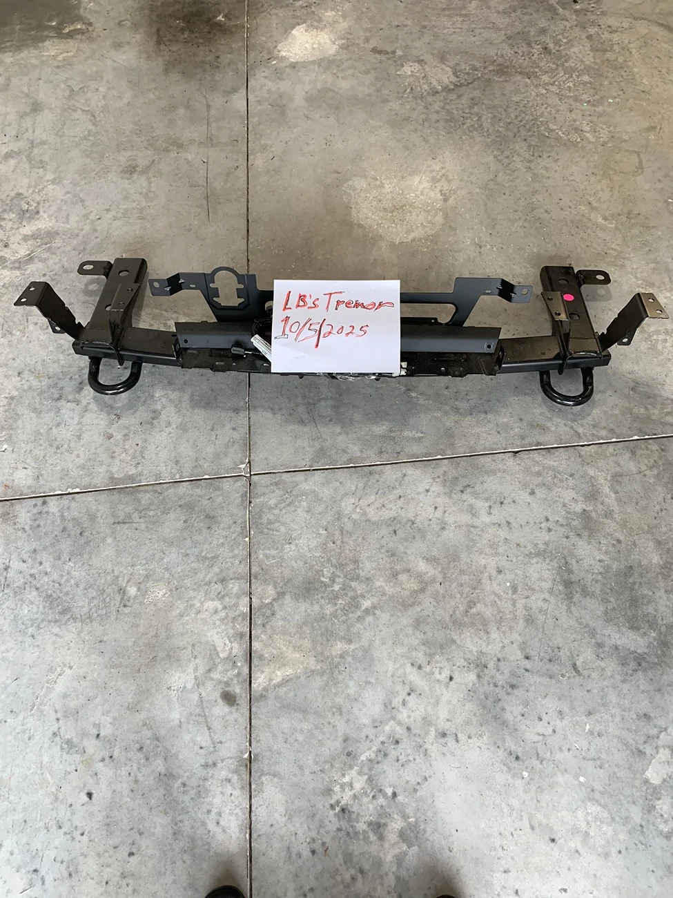 Free to good home, Tremor bumper structure with tow loops | 2019+ Ford ...