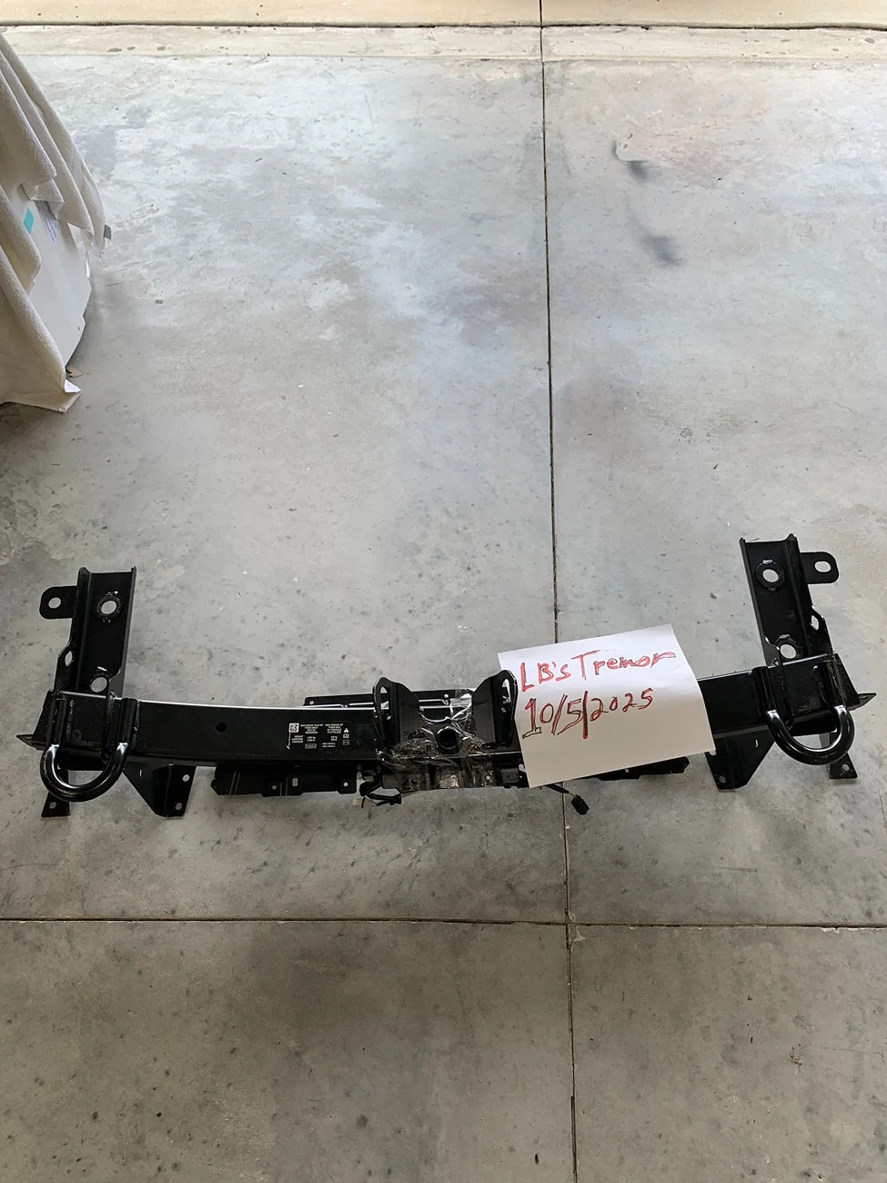 Free to good home, Tremor bumper structure with tow loops | 2019+ Ford ...