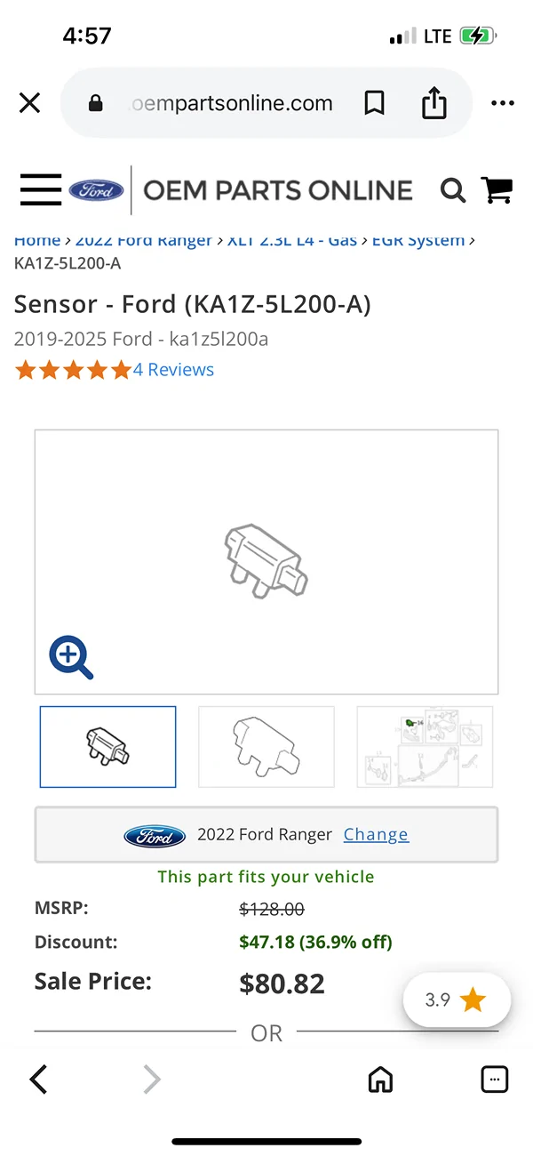 EGR DPFE Sensor Assembly Replacement Write-Up (LB5Z-9J433-B) | Page 12 ...