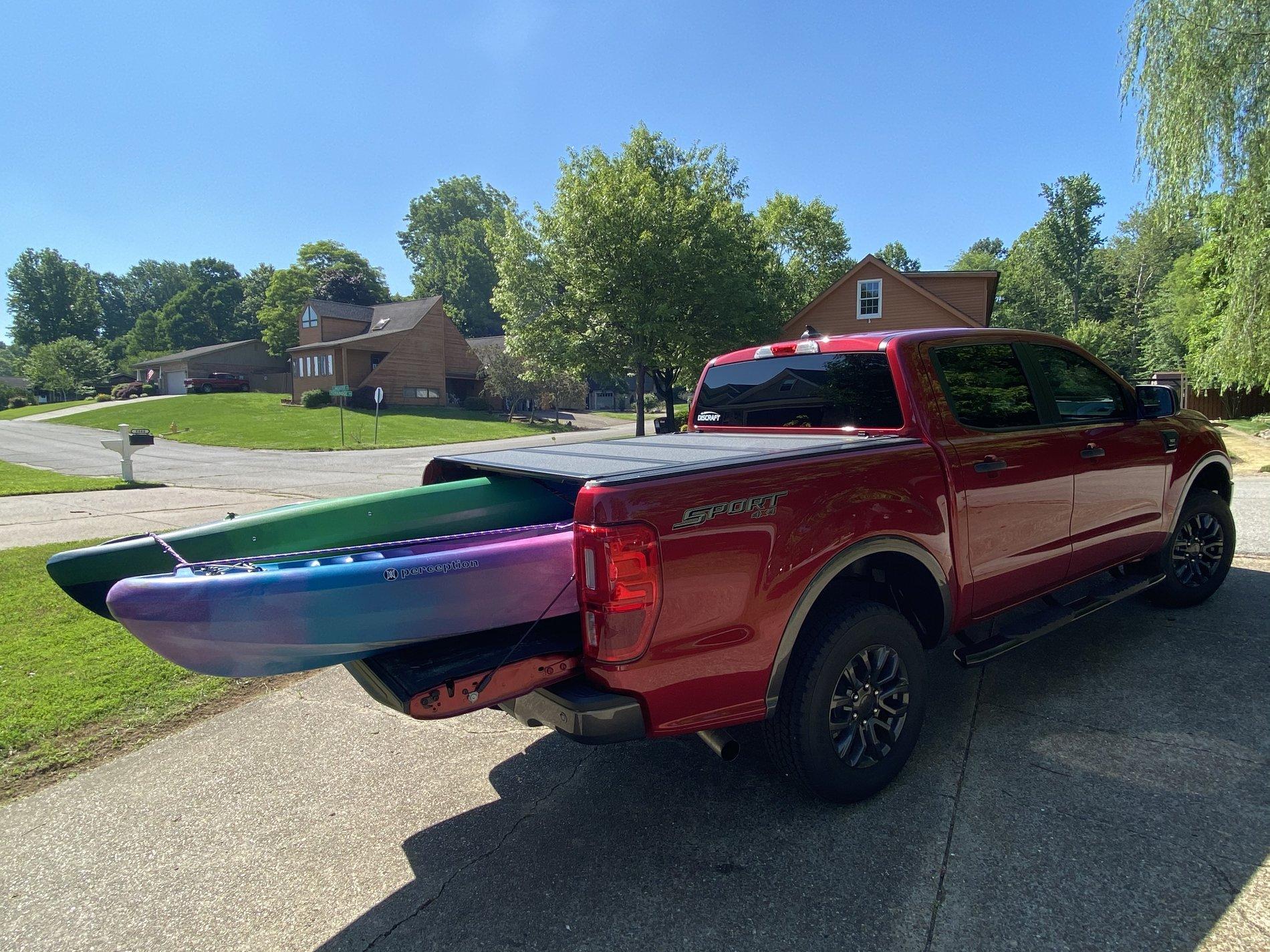 Ranger Kayak Rack and Bike Rack Options | 2019+ Ford Ranger and Raptor ...