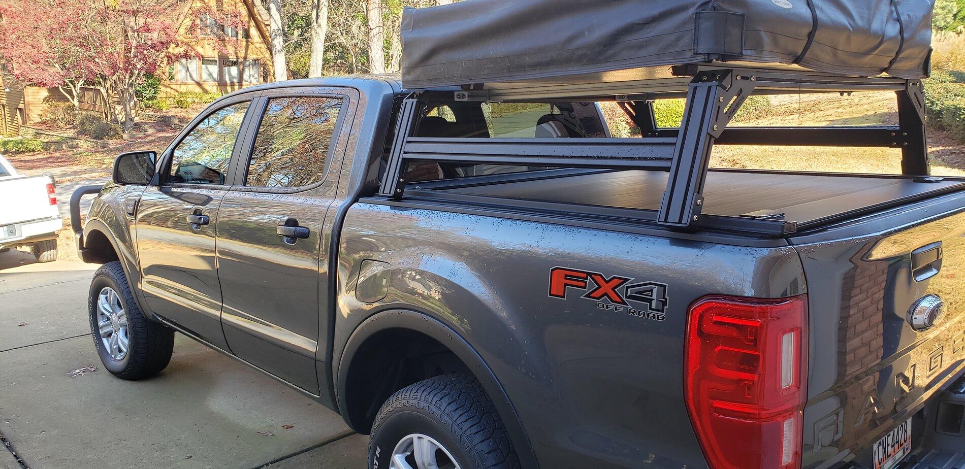 Xtrusion Overland Bed Rack | 2019+ Ford Ranger and Raptor Forum (5th ...