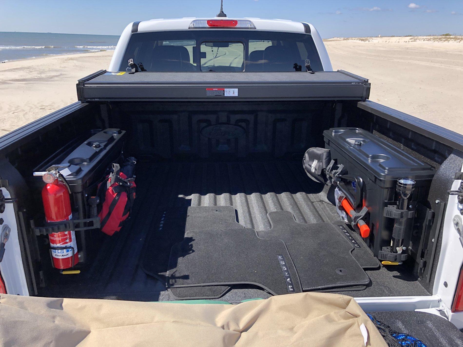 Slight mod to the Ford OEM swing out tool boxes. | 2019+ Ford Ranger ...
