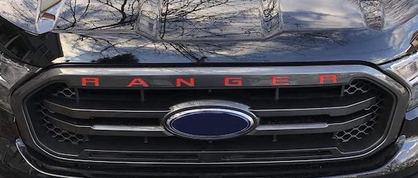 Matching red Tremor grille red nostrils with letter inserts | 2019 ...